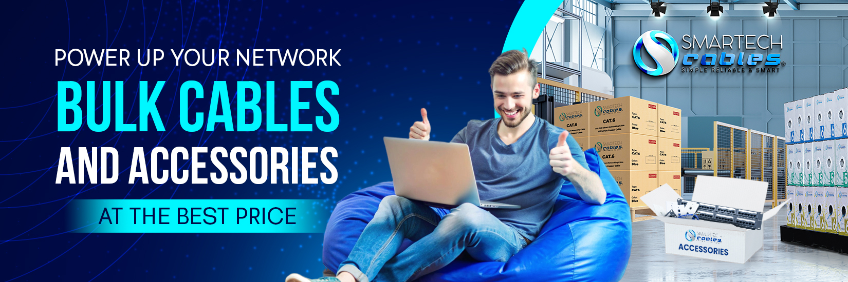 Get Bulk Ethernet Cables & Accessories - Smartech Cables